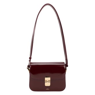 A.P.C. A.p.c. - Sac bandouli&egrave;re Virginie Box - Femme - Sacs - Rouge - Taille: ONE Size