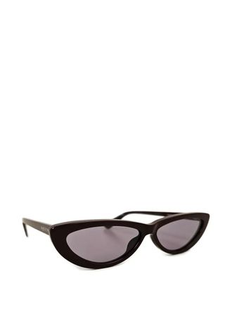 Alexander McQueen lunettes de soleil &agrave; monture papillon - Noir