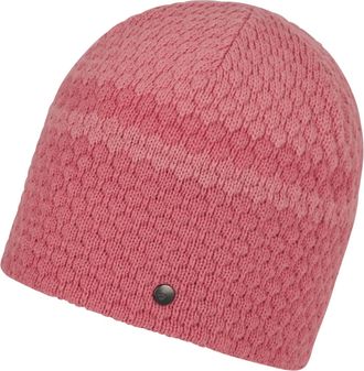 Ziener Damen Ilary M tze gestrickt Wolle Fleece Futter, pink vanilla, Einheitsgröße EU