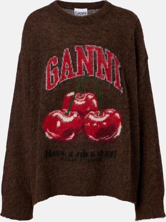 Ganni Pullover aus einem Alpakawollgemisch