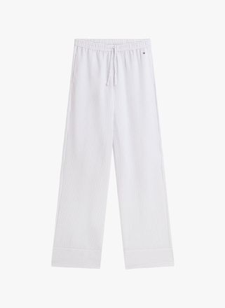 Tommy Hilfiger Pantalon de pyjama droit en maille gaufr&eacute;e