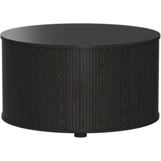 Vicco Couchtisch Selva, Schwarz, 80 x 80 cm mit Schiebet&uuml;r, Vicco
