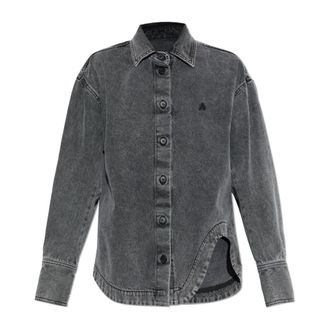 The Attico Denim Shirt - - Blouses & Shirts - Damen - Grau - XS