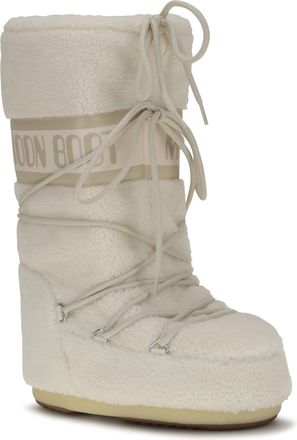 Moon Boot Womens Icon Teddy Boots Ice