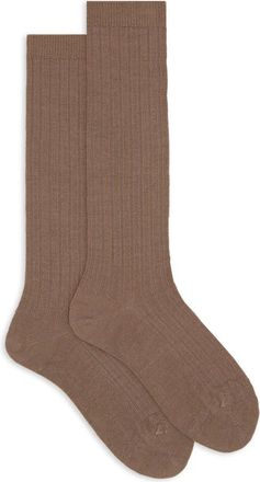 Gallo Gallo, Femme, Sous-v&ecirc;tements, Beige, Taille: ONE Size Chaussettes Longues C&ocirc;tel&eacute;es en Laine