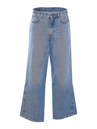 Off-white Jean &Eacute;vas&eacute; - Bleu