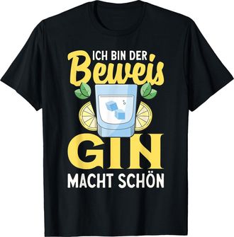 Gin Tonic Lustiges Party Cocktail Gintasting Gin Tonic T-Shirt