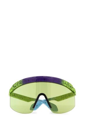 Gucci Womens Multicolor Acetate Sunglasses Greengreengreen Exterior: Occhiali Da Sole