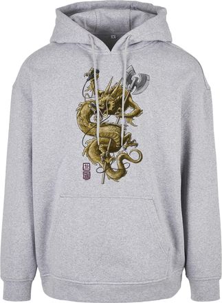 Wu-Wear Herren Dragon Hoody Heather Grey, XL