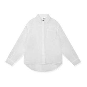 10 Days Angel Organza Bluse - - Blouses & Shirts - Damen - Wei&szlig; - L