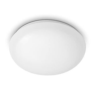 Philips Plafonnier LED Detecteur de Mouvement, Blanc, Eclairage Blanc Chaud 2700K, Philips Shan, Faible consommation d&eacute;nergie gr&acirc;ce &agrave; la d&eacute;tection de mouvemen