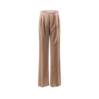 Max Mara Femme, Pantalons, Brun, Taille: 38 FR Pantalon Tailleur