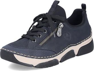 Rieker Baskets basses pour femme 45973, Bleu 15, 39 EU