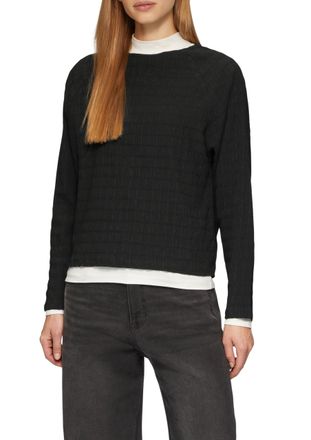 s.Oliver Strukturiertes Jersey-Shirt mit Raglan-Ärmeln