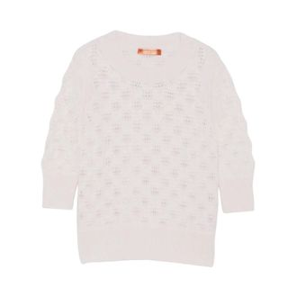 Ermanno Scervino Pull &agrave; manches courtes - Femme - Pulls - Rose - Taille: 42 FR