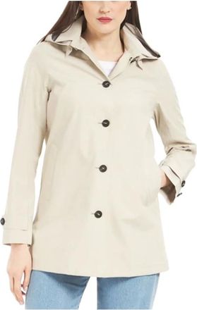 Save The Duck Femme, Vestes, Beige, Taille: 42 FR April Hooded Coat