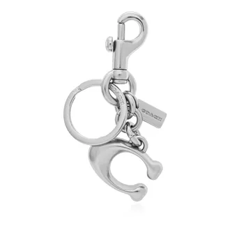 Coach Schl&uuml;sselanh&auml;nger mit einem Anh&auml;nger in Form eines Logos - - Accessories - Damen - Grau - ONE SIZE
