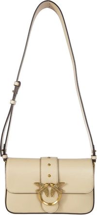 Pinko Pinko, Femme, Sacs, Beige, Taille: ONE Size Mini Love Bag Slouchy