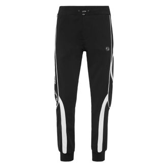 Philipp Plein Homme, Pantalons, Noir, Taille: M Pantalons de surv&ecirc;tement