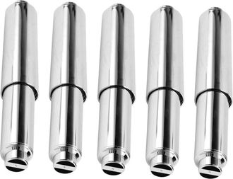 PartyKindom 5stücke Taschentuchhalterstange Chrom Für Standard-toilettenpapierhalter Passt Zu Breiten Zubehör Für Haushalt Oder Öffentliche Bereiche