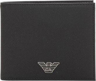 Emporio Armani Homme, Accessoires, Brun, Taille: ONE Size Saffiano Animation Wallet