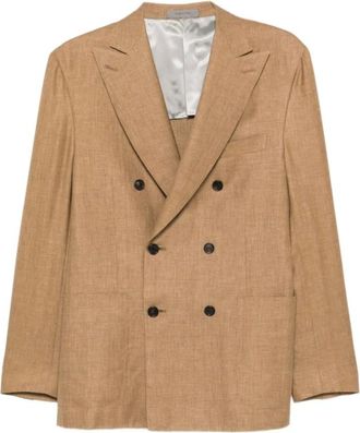 Corneliani Homme, Vestes, Brun, Taille: XL Blazer Doppio Petto