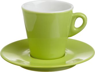 Tognana Mara Teetasse und Untertasse, 200 ml, Grün, 6 Stück