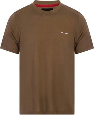 Kiton Homme, Tops, Brun, Taille: 2XL T-Shirt