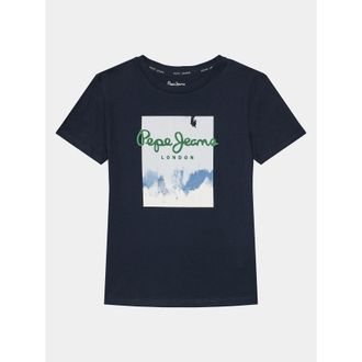 Pepe Jeans London T-Shirt Rafer PB503844 Dunkelblau Regular Fit