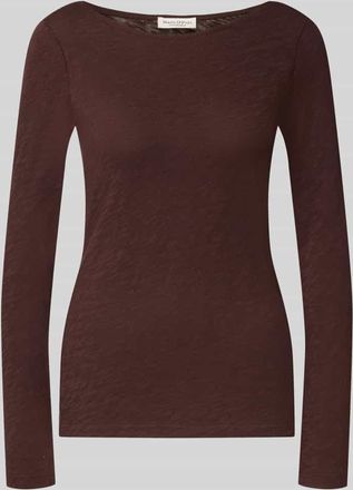 Marc O'Polo Regular Fit Langarmshirt aus reiner Baumwolle
