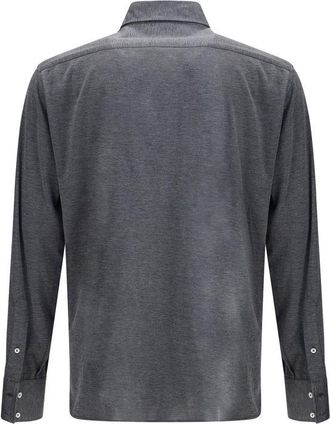 Brunello Cucinelli Silk Shirt - Gray