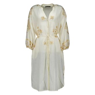 Greek Archaic Kori Femme, Robes, Blanc, Taille: 42 FR 26K-2143242 Robe chemise