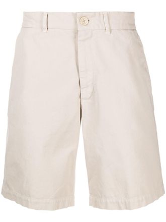 Brunello Cucinelli bermuda &agrave; taille haute - Tons neutres