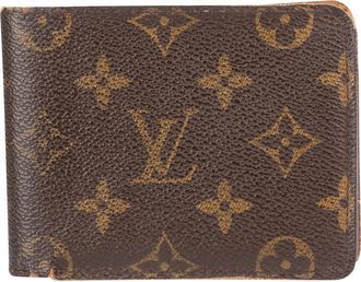 Louis Vuitton Portemonnaie - Louis Vuitton Canvas Monogram Slender Wallet - Gr. unisize - in Braun - f&uuml;r Damen