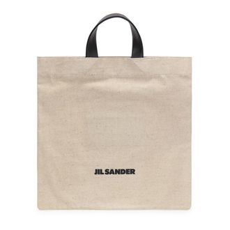 Jil Sander Quadratische Book Tote Shopping Bag - - Bags - Damen - Beige - ONE SIZE