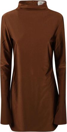 Sportmax Femme, Pulls, Brun, Taille: 42 FR Turtleneck