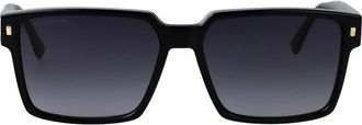 Dsquared2 Homme, Accessoires, Noir, Taille: 58 MM D2 0202/G/S Square Lunettes de soleil