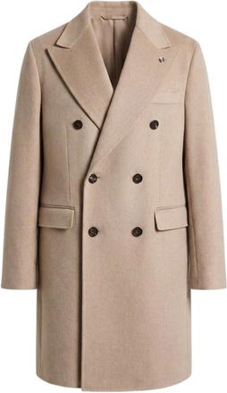 PESERICO Homme, Manteaux, Beige, Taille: 2XL Double-Breasted Manteaux