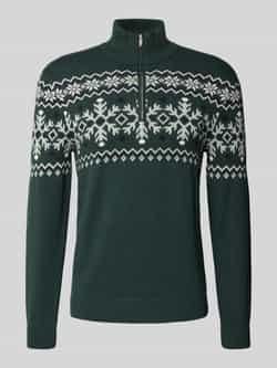 Mc Neal Strickpullover mit Troyer-Kragen