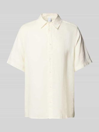 Mazine Freizeithemd aus Leinen mit Knopfleiste