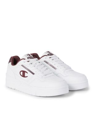 Champion RD18 Herren Heritage PERF Low Sneaker S22479-CHA-WW004 Wei&szlig;/Wine, Schuhgr&ouml;&szlig;e:47.5 EU