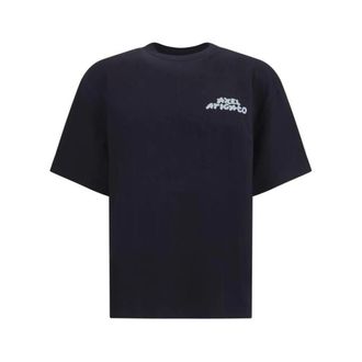 Axel Arigato Homme, Tops, Noir, Taille: M Minimalist Cotton T-Shirt