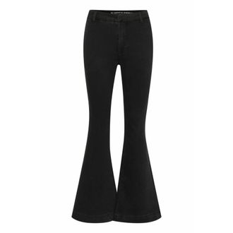 MY ESSENTIAL WARDROBE Jean Bootcut Taille Haute - Femme - Jeans - Noir - Taille: W27 L33