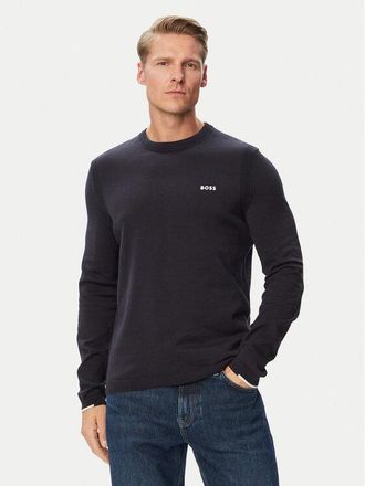 HUGO BOSS Sweatshirt Ever-X CN 50556145 Dunkelblau Regular Fit
