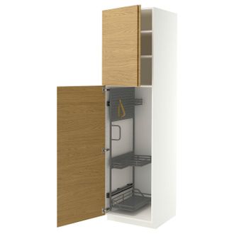 IKEA METOD Hochschrank mit Putzschrankeinr