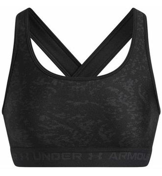 Under Armour HeatGear Crossback Printed W - Sport-BH mittlerer Halt - Damen