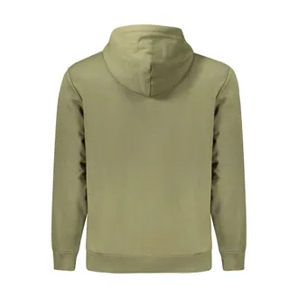 Napapijri Logo-Print Cotton Hoodie - Green