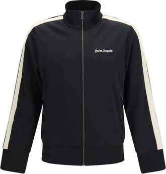 Palm Angels Homme, Sweatshirts et sweats &agrave; capuche, Noir, Taille: S Veste de surv&ecirc;tement Classic Logo