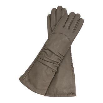Kazar Elegante lange Lederhandschuhe mit Touchscreen-Funktion - - Accessories - Damen - Grau - S