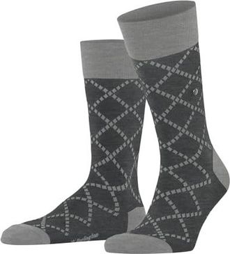 Burlington Ferry Road M So laine fantaisie 1 paire, Chaussettes Homme, Gris Dark Grey 3070, 40-46